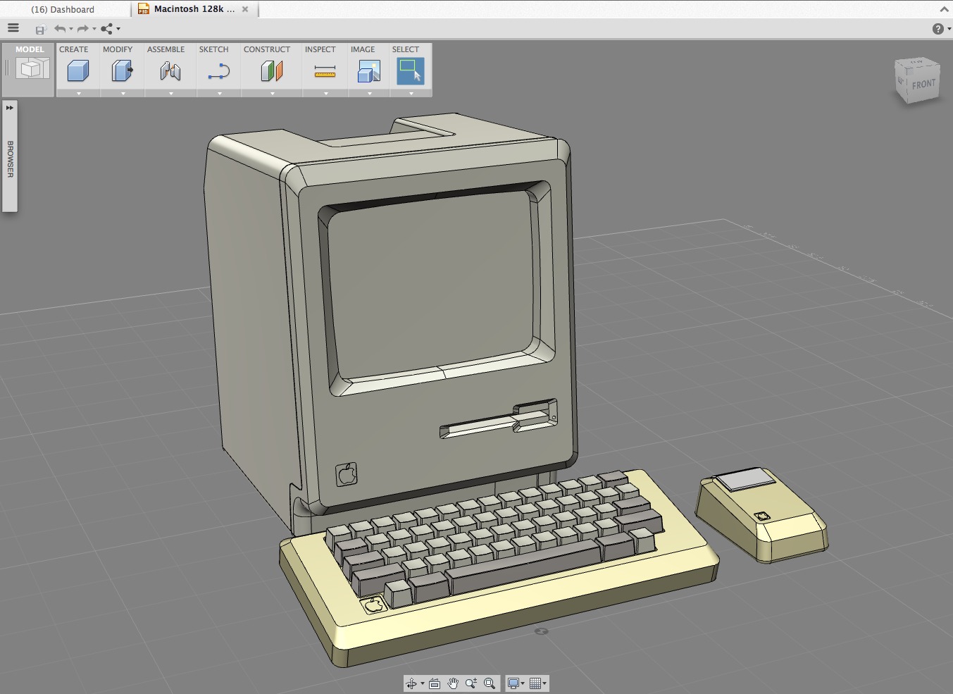 Macintosh 128k|Autodesk Online Gallery