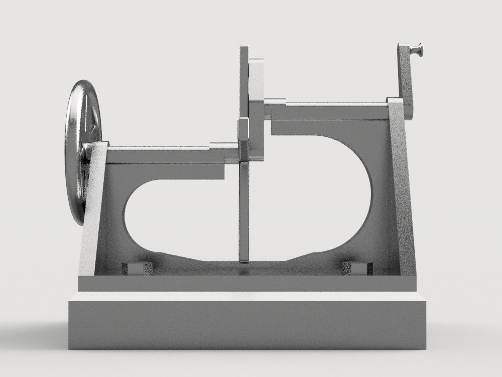 Double Slider, Crank to Wheel Mechanism |Autodesk Online Gallery