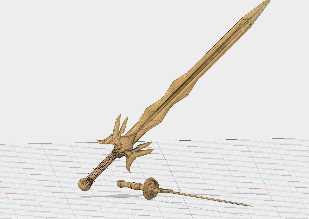 Swords I made in Tinkercad|Autodesk Online Gallery