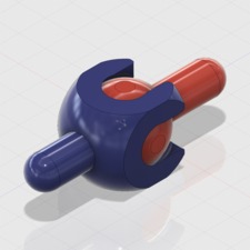 Parametric Adjustable Ball Socket for 3D Printing|Autodesk Online Gallery