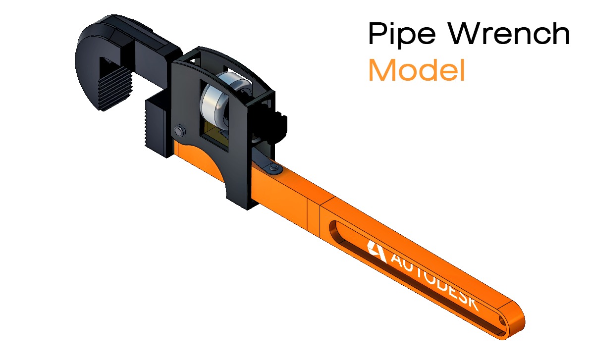 Autodesk Fusion 360 Pipe Wrench|Autodesk Online Gallery
