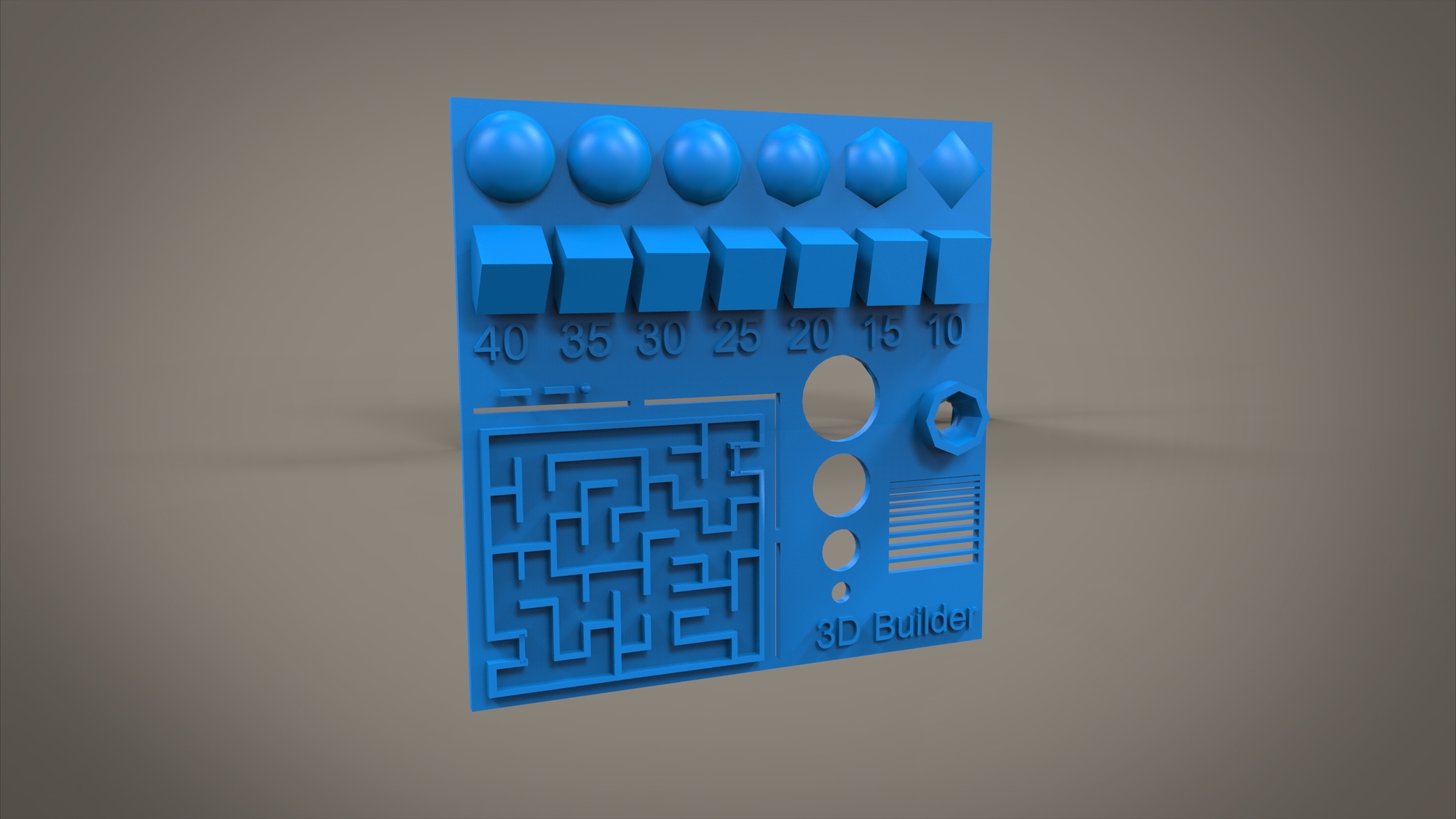 3D Print Test Design|Autodesk Online Gallery